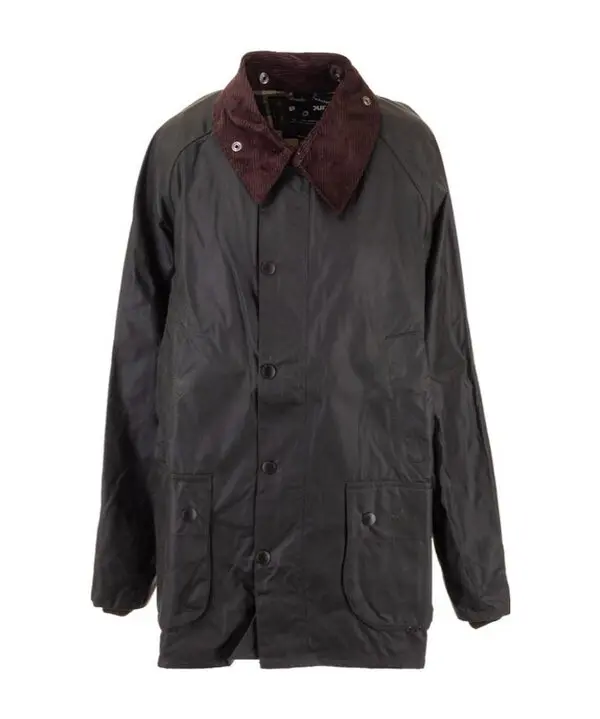 Barbour Waxed Collar Detail Coat