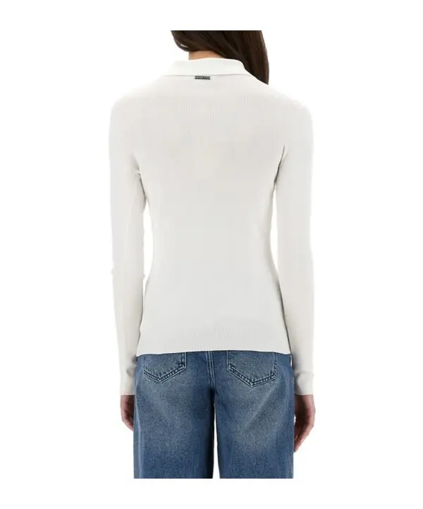 Michael Kors Ribbed Button-up Cardigan - No