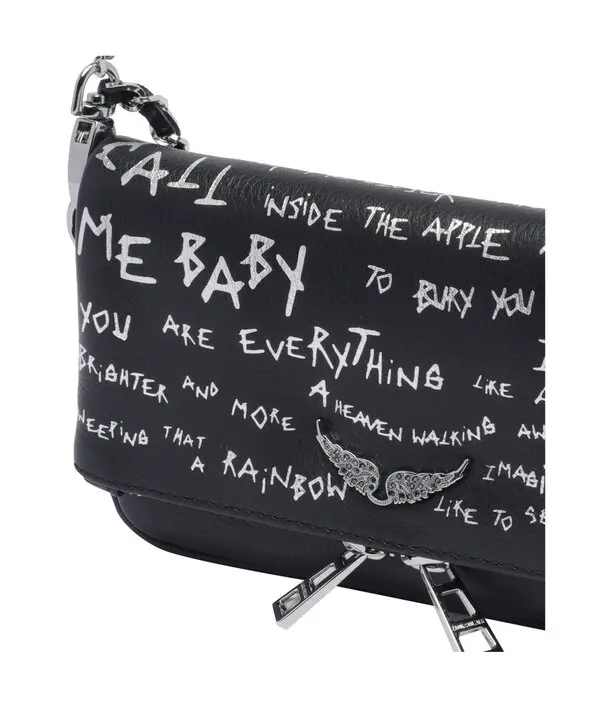 Zadig&Voltaire Graffiti Chain Shoulder Bag