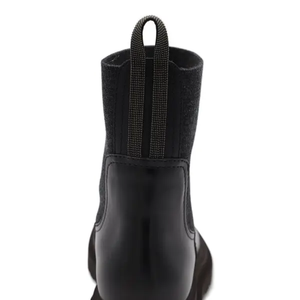 Brunello Cucinelli Precious Loop Detail Ankle Boots