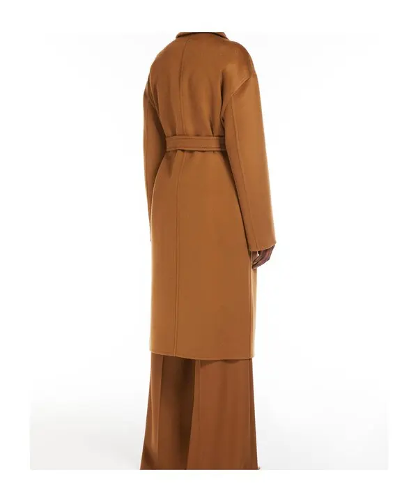 Max Mara Melinda Belted Long-sleeved Coat - Brown