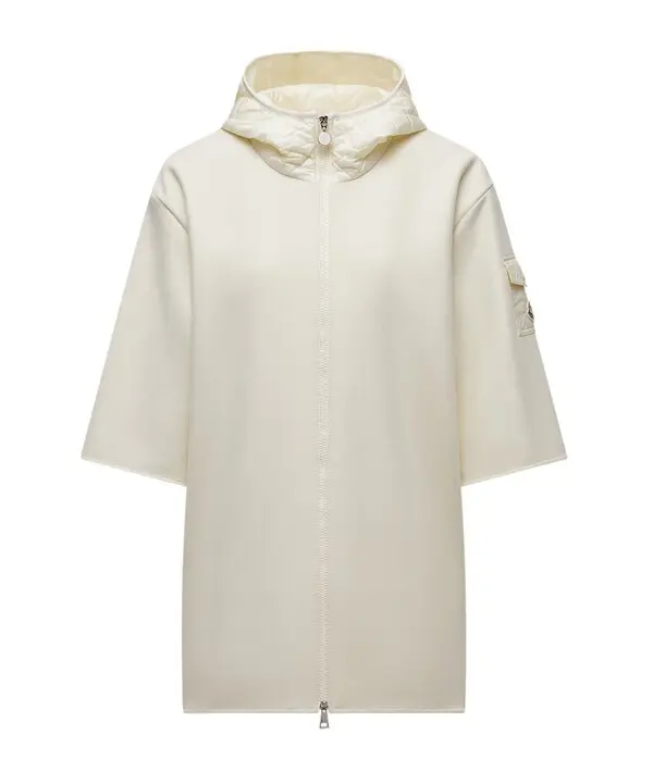 Moncler Poczno Zip-up Cape - White