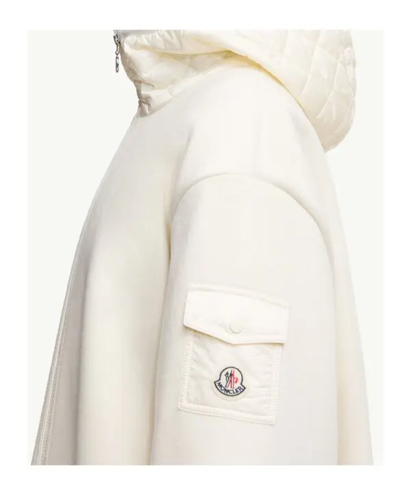 Moncler Poczno Zip-up Cape - White