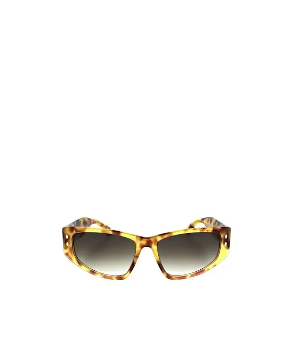 Isabel Marant Étoile Geometric Frame Sunglasses - Black