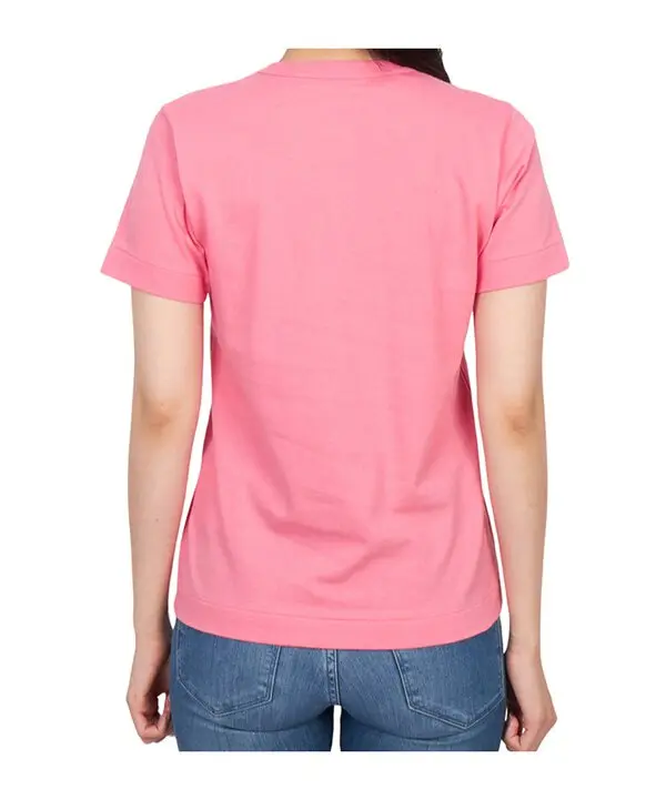 Play Comme Des Garcon Short Sleeve T-shirt - Pink