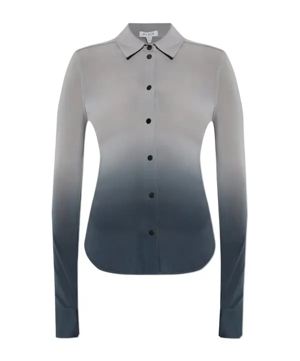 Alaïa Long Sleeve Shirt - Gray