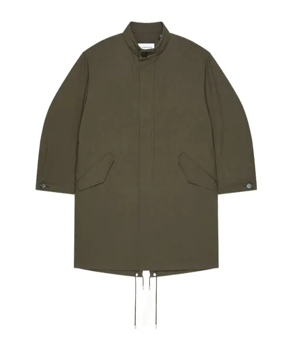 Givenchy Logo Printed Parka - Khaki