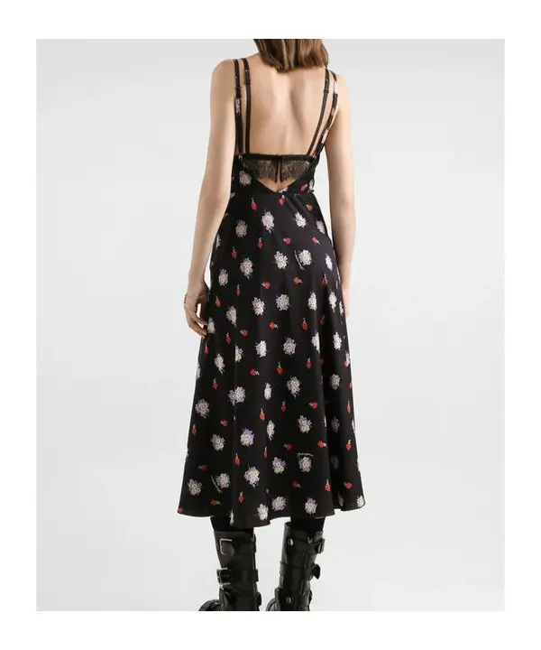 Dolce & Gabbana Small Floral-printed Midi Dress