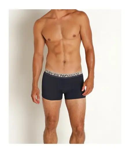 Emporio Armani Logo Boxer Briefs - Black
