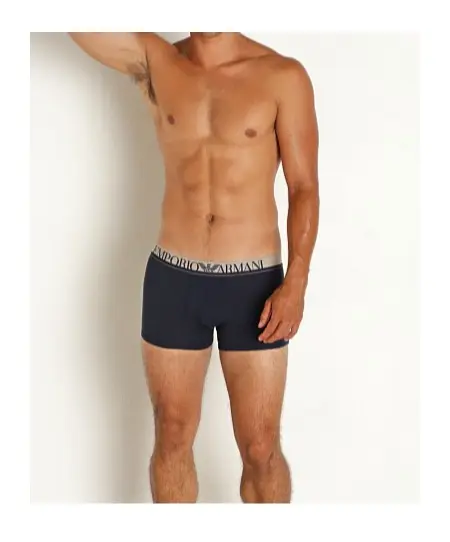 Emporio Armani Logo Boxer Briefs - Black