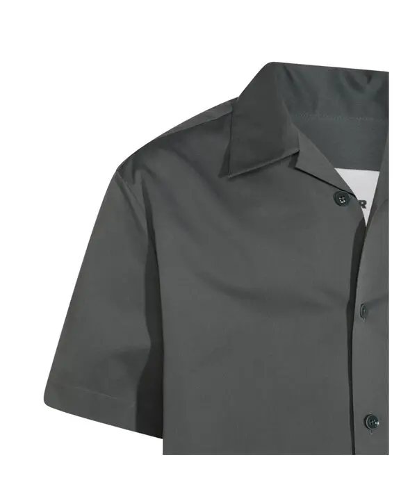 JIL SANDER Satin Shirt - Grey