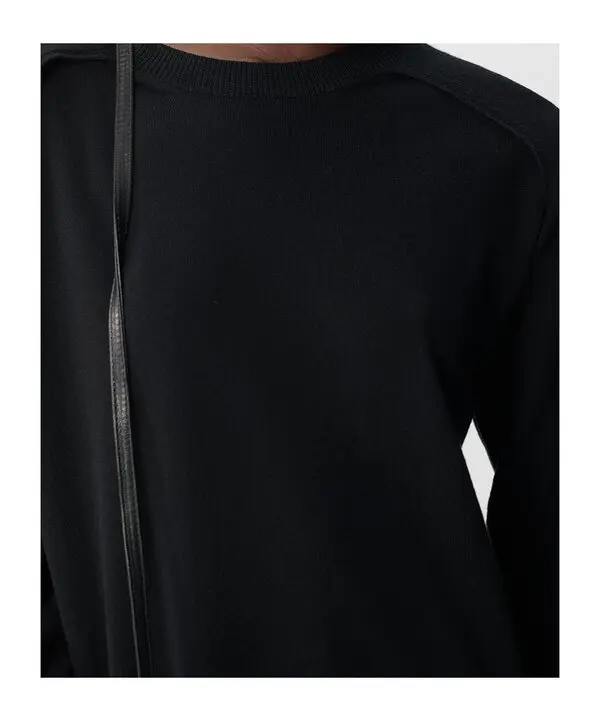 ANN DEMEULEMEESTER Crew-neck Sweatshirt With Raglan Sleeves