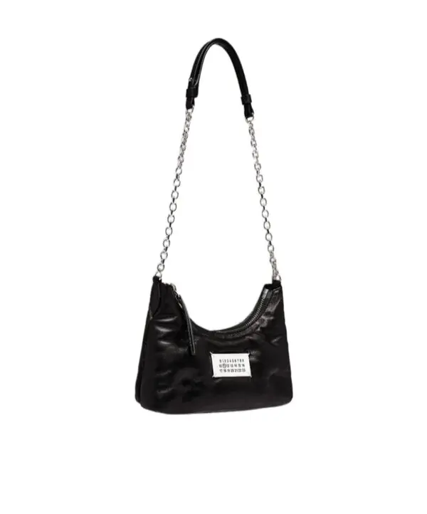MAISON MARGIELA Micro Glam Slam Zipped Shoulder Bag - Black