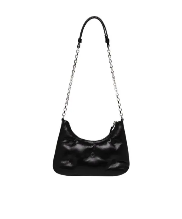 MAISON MARGIELA Micro Glam Slam Zipped Shoulder Bag - Black