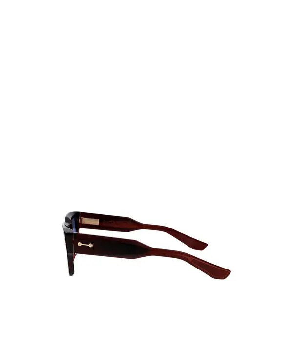 AKONI Cosmo Rectangular Sunglasses - Blue