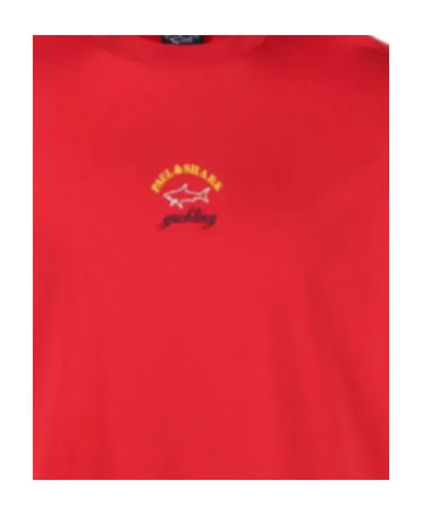 PAUL  SHARK Front Logo Print T-shirt