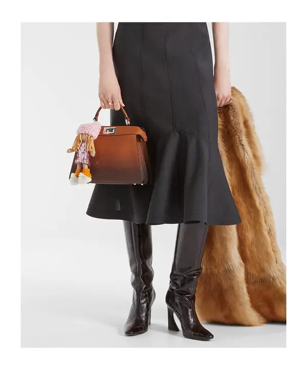 Fendi Peekaboo Iseeu Small Tote Bag - Brown Gradient