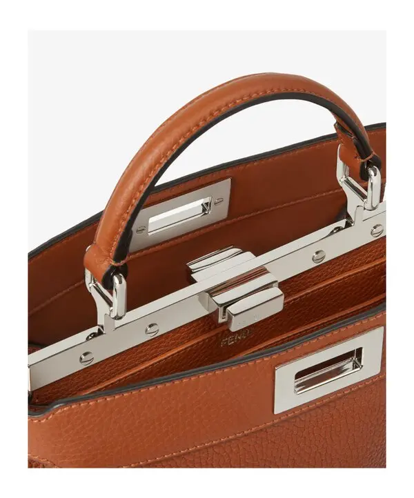 Fendi Peekaboo Iseeu Small Tote Bag - Brown Gradient