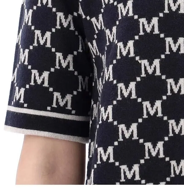 Max Mara Jacquard Wool And Cashmere Sweater