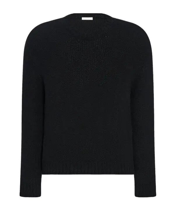 THE ROW Laing Textured Silk Crewneck Sweater