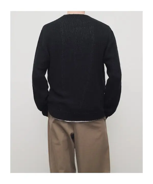 THE ROW Laing Textured Silk Crewneck Sweater