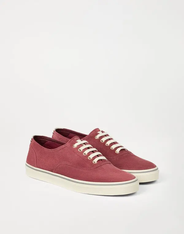 Brunello Cucinelli Logo Patch Sneakers - Red