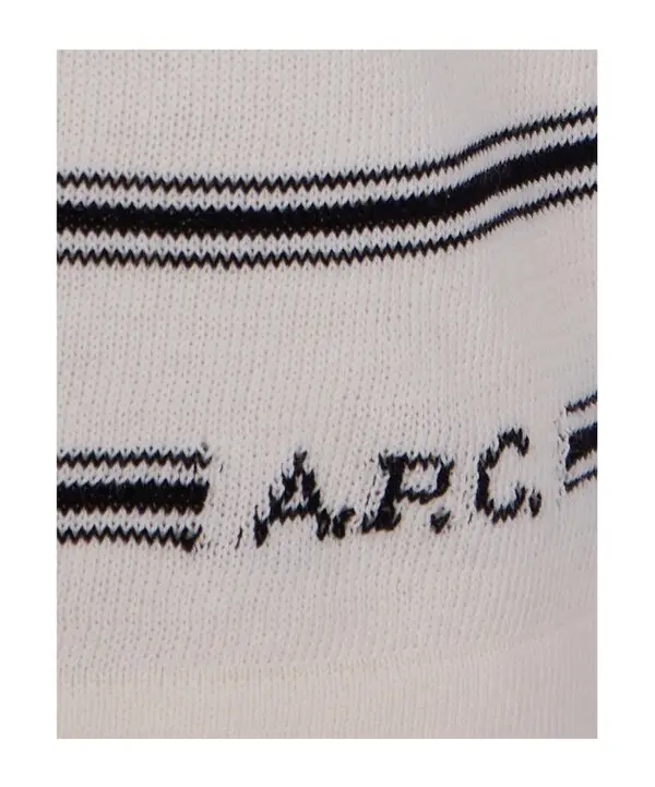 A.p.c. Striped Short-sleeve Polo Shirt