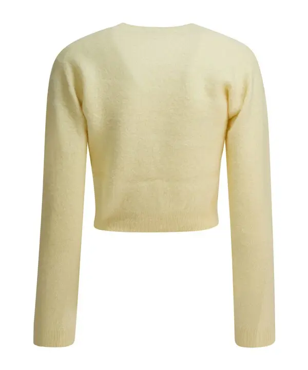 Auralee Garment-dyed Knit Crew-neck Cardigan - No