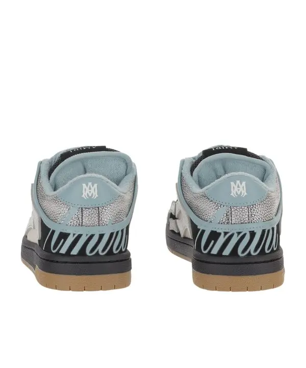 Amiri Round Toe Lace-up Sneakers - Multicolor