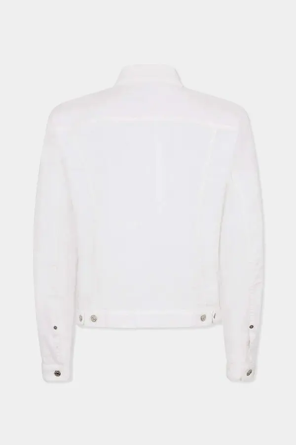 Dsquared2 Buttoned Denim Trucker Jacket