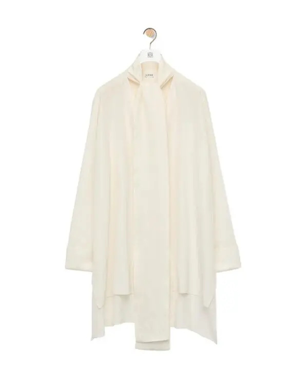 Loewe Anagram Embellished Silk Blouse - No