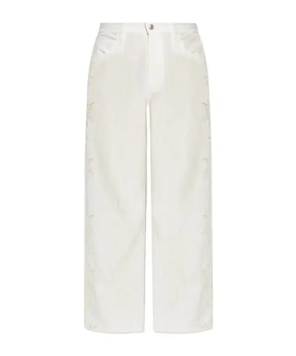 Zadig&Voltaire Embroidered Trousers - White