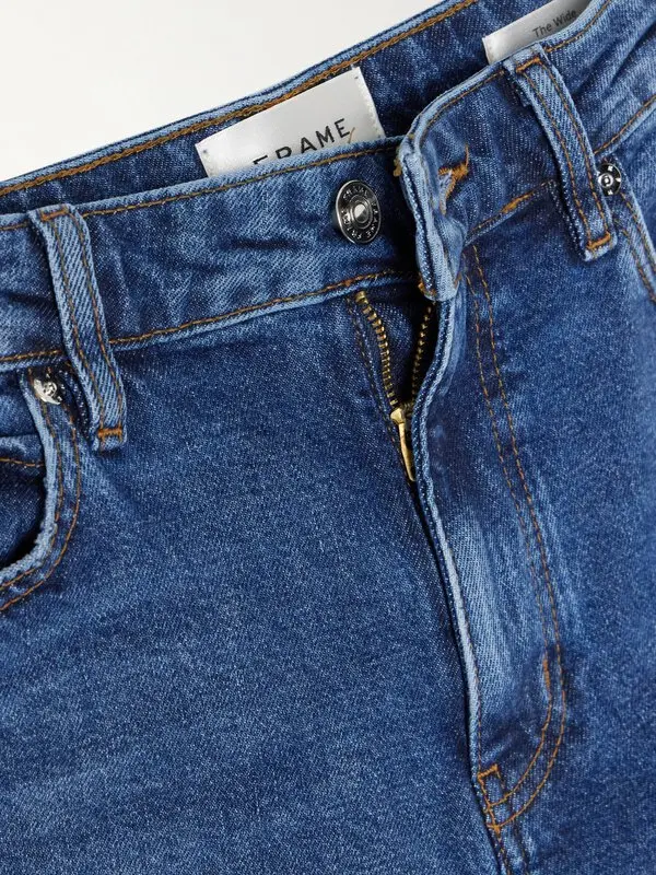FRAME High Waist Wide Leg Jeans