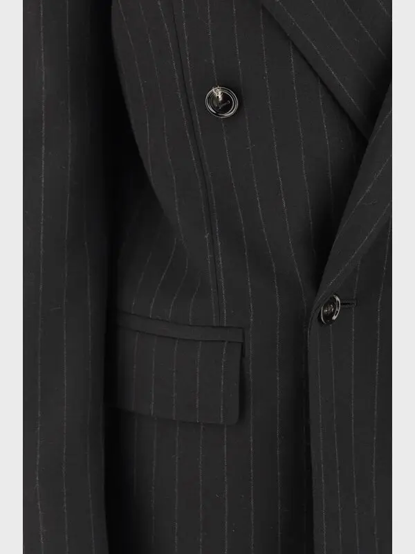 Bottega Veneta Pinstripe Shirt Jacket