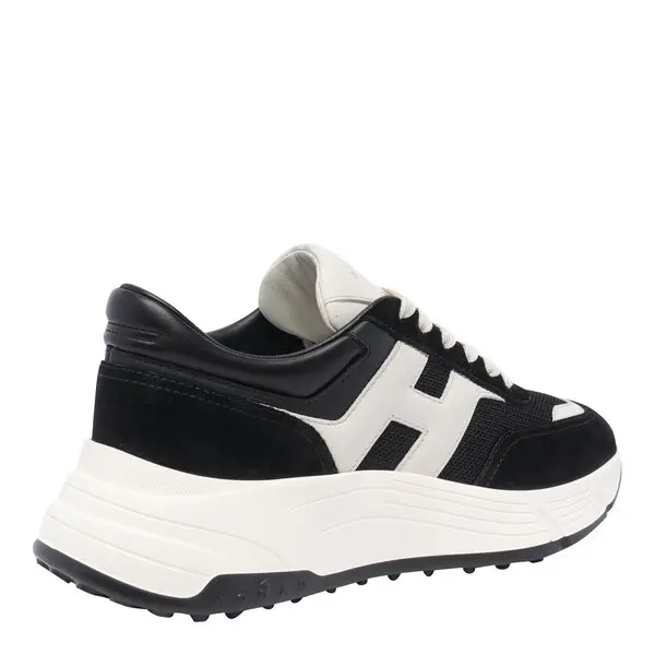 Hogan Logo Embossed Chunky Lace-up Sneakers - White