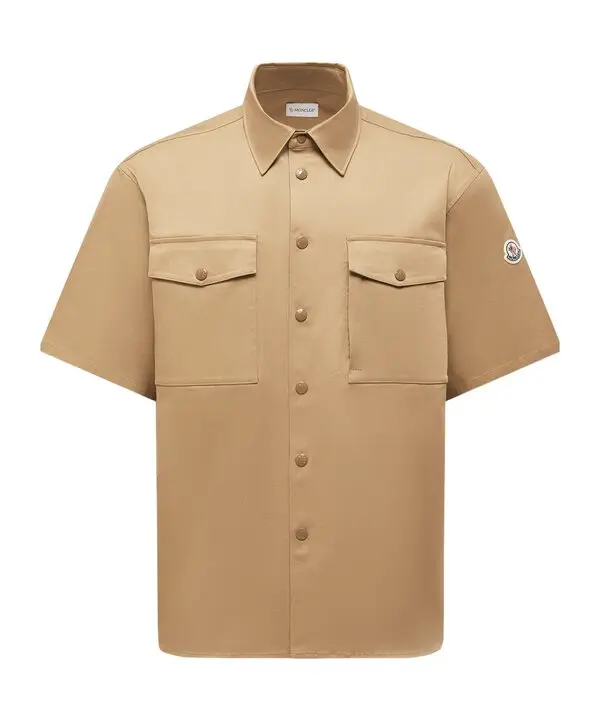 Moncler Logo-patch Short-sleeved Shirt