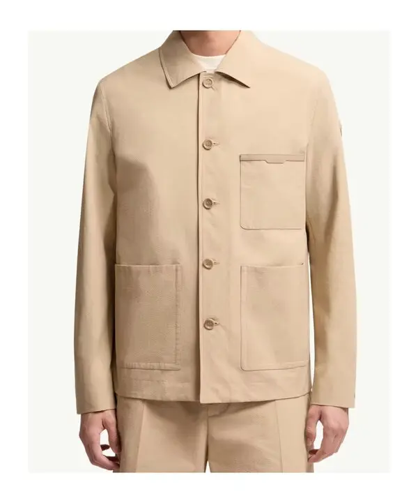 Moncler Nanaiv Seersucker Shirt Jacket