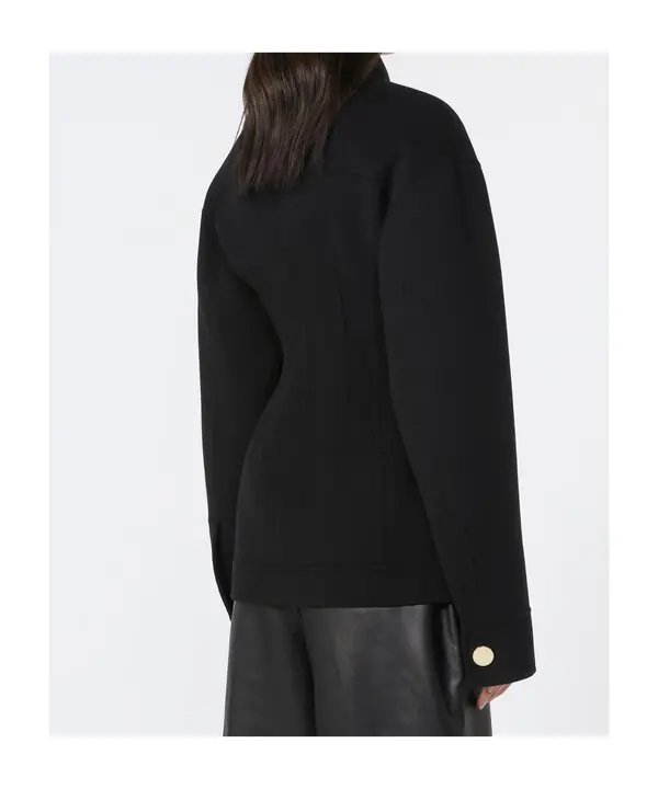 Sportmax Egeo Button-up Jacket With Drop Shoulder