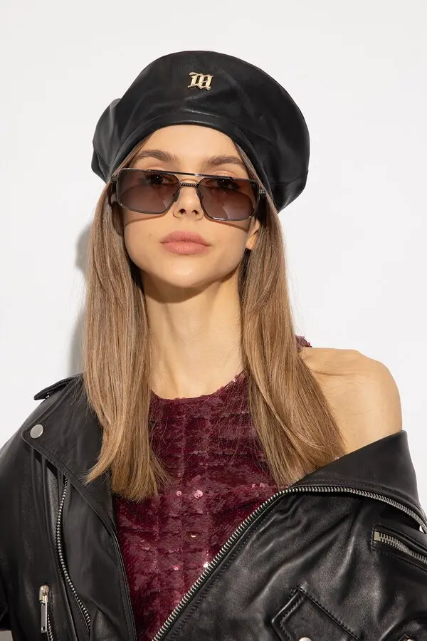 Valentino Garavani Rectangular Frame Sunglasses With Studded Details - Multicolor