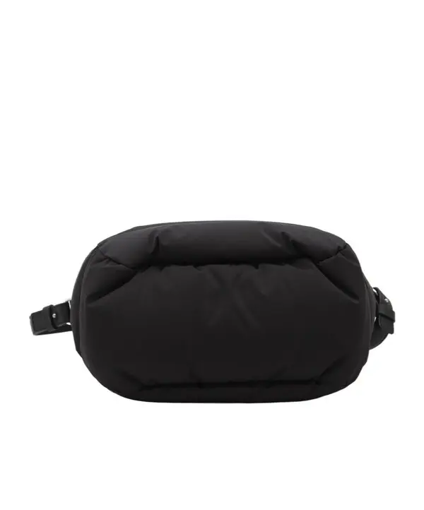 Moncler Padded Tote Bag With Logo Patch - Black