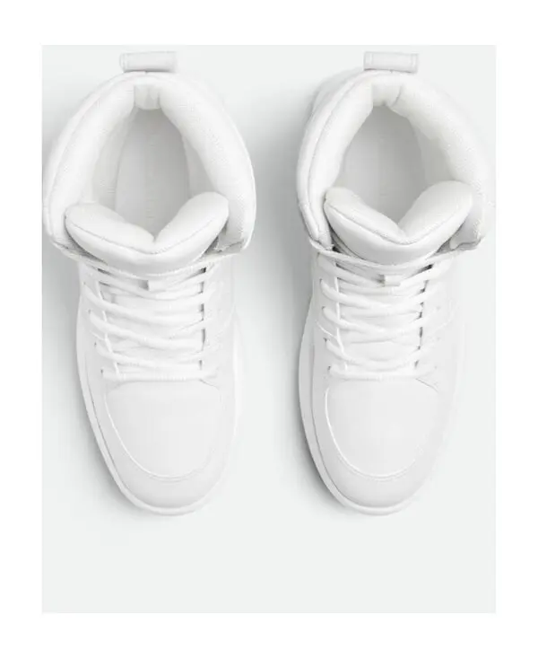 Bottega Veneta Logo Detailed High-top Sneakers