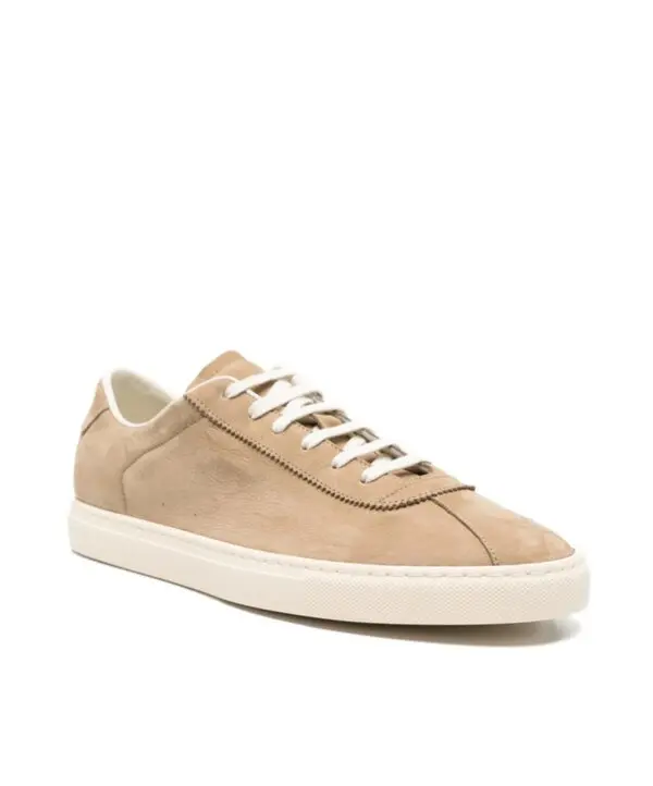 COMMON PROJECTS Round Toe Lace-up Low-top Sneakers - Nude
