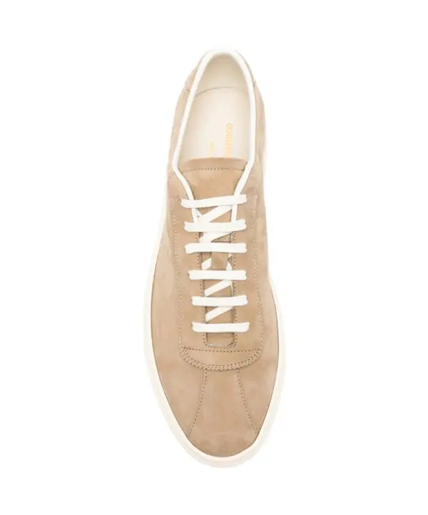 COMMON PROJECTS Round Toe Lace-up Low-top Sneakers - Nude