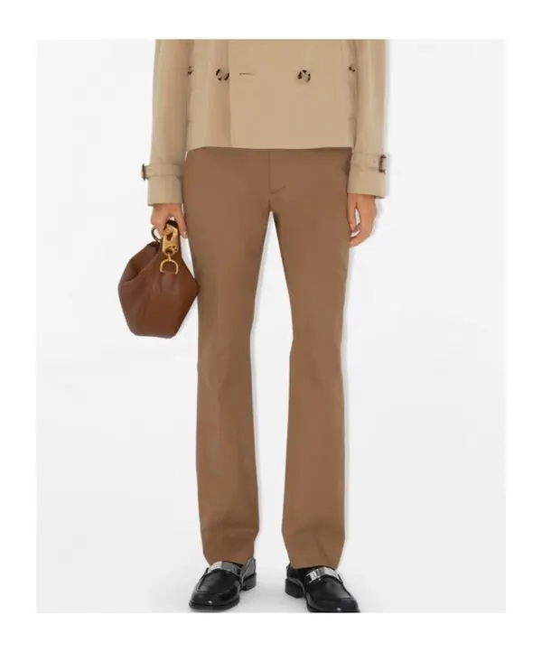 Burberry Tapered-leg Tailored Trousers - Cocoa
