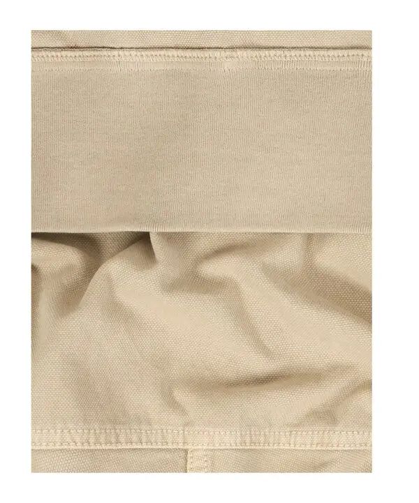 Stone Island Logo Patch Zip-up Hoodie - Desert