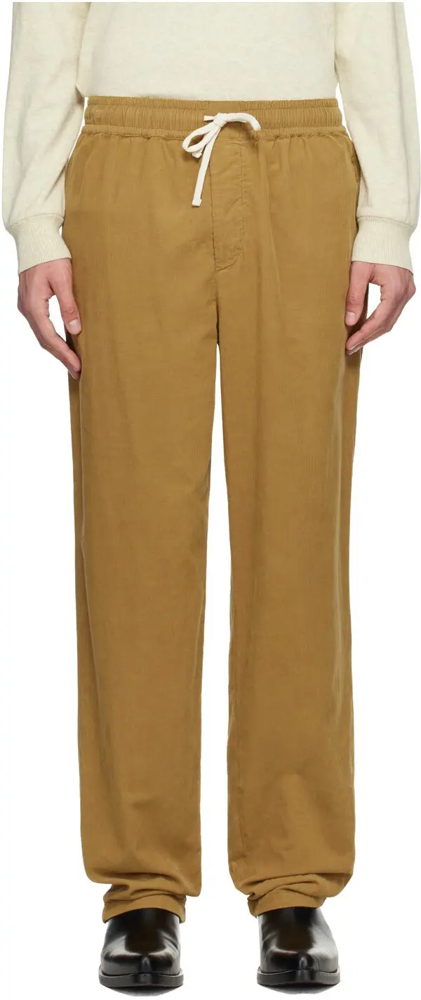 Isabel Marant Étoile Nirlen Corduroy Drawstring Pants - Light Bronze