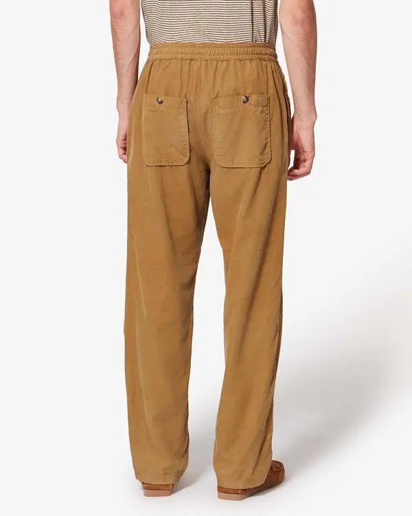 Isabel Marant Étoile Nirlen Corduroy Drawstring Pants - Light Bronze