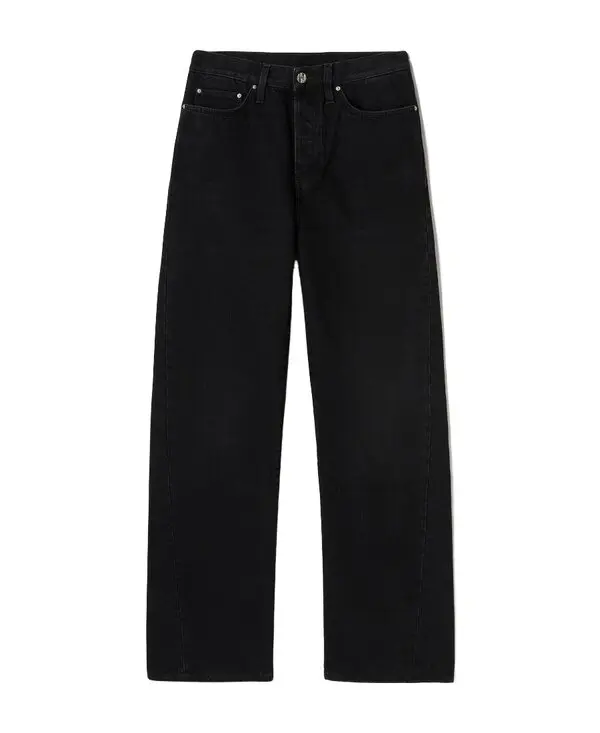 TOTEME Twisted Seam Mid-rise Jeans - Black