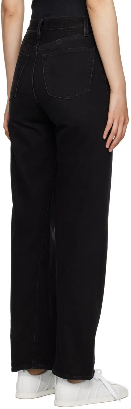 TOTEME Twisted Seam Mid-rise Jeans - Black