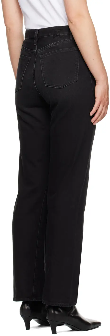 TOTEME Twisted Seam Mid-rise Jeans - Black